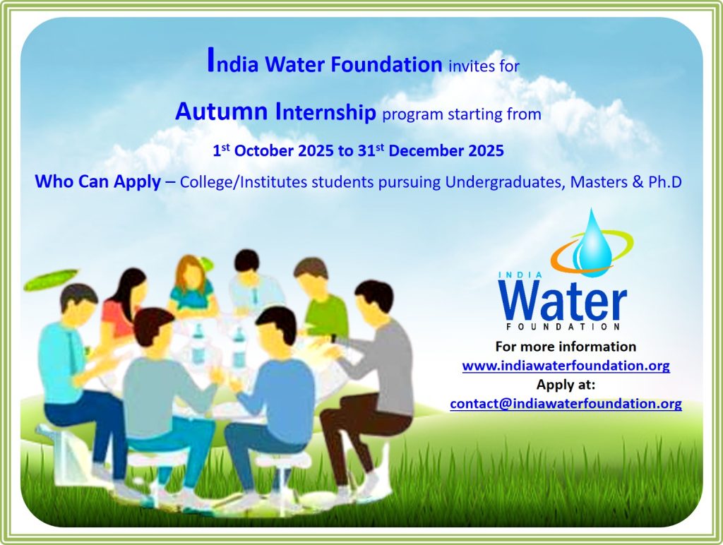 Autumn Internship 2025 – India Water Foundation